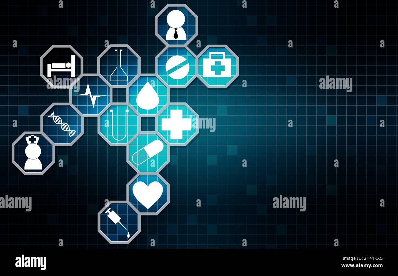 Health care innovative concept background Stock Photo - Alamy