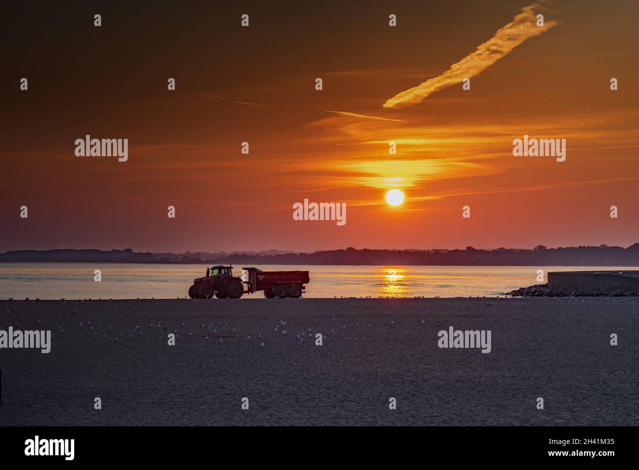 Hard working early in the morning Stock Photo - Alamy