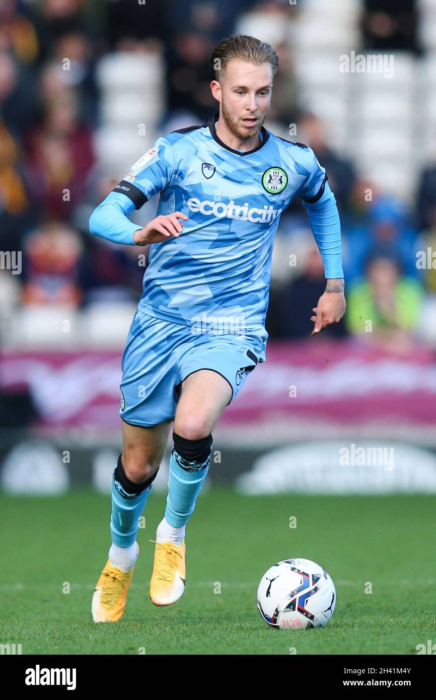 Forest Green Rovers' Ben Stevenson during the Sky Bet League Two match ...