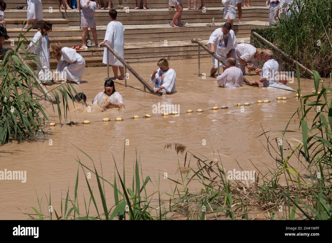 Baptism in the jordan river hi-res stock photography and images - Alamy
