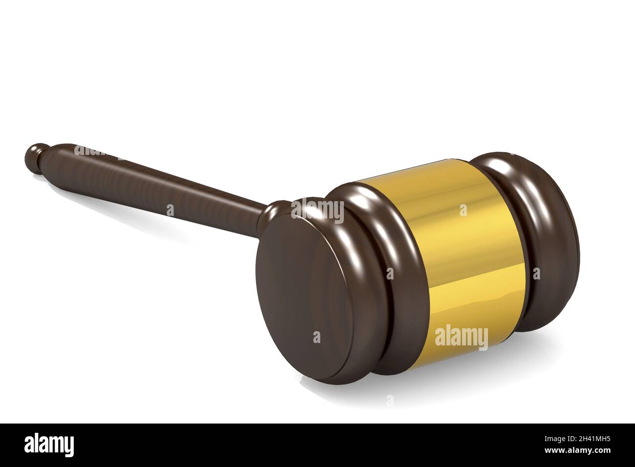 Judge hammer isolated on white background Stock Photo - Alamy