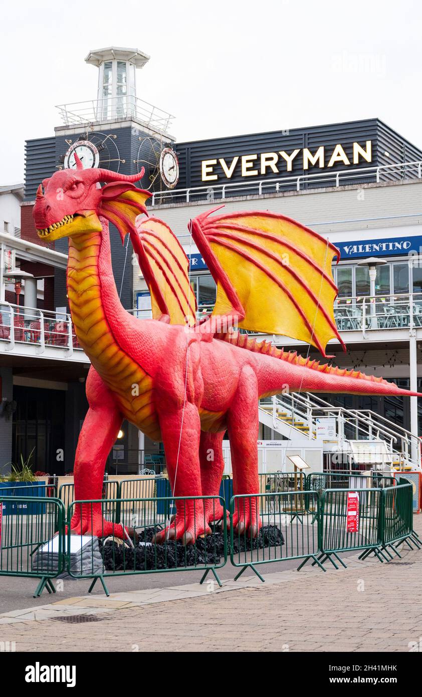 CARDIFF, WALES - OCTOBER 22: A 15-metre-long and six-metre-tall ...