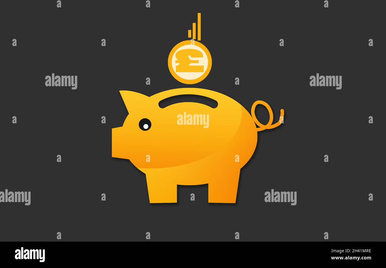 Pound sign money box hi-res stock photography and images - Alamy