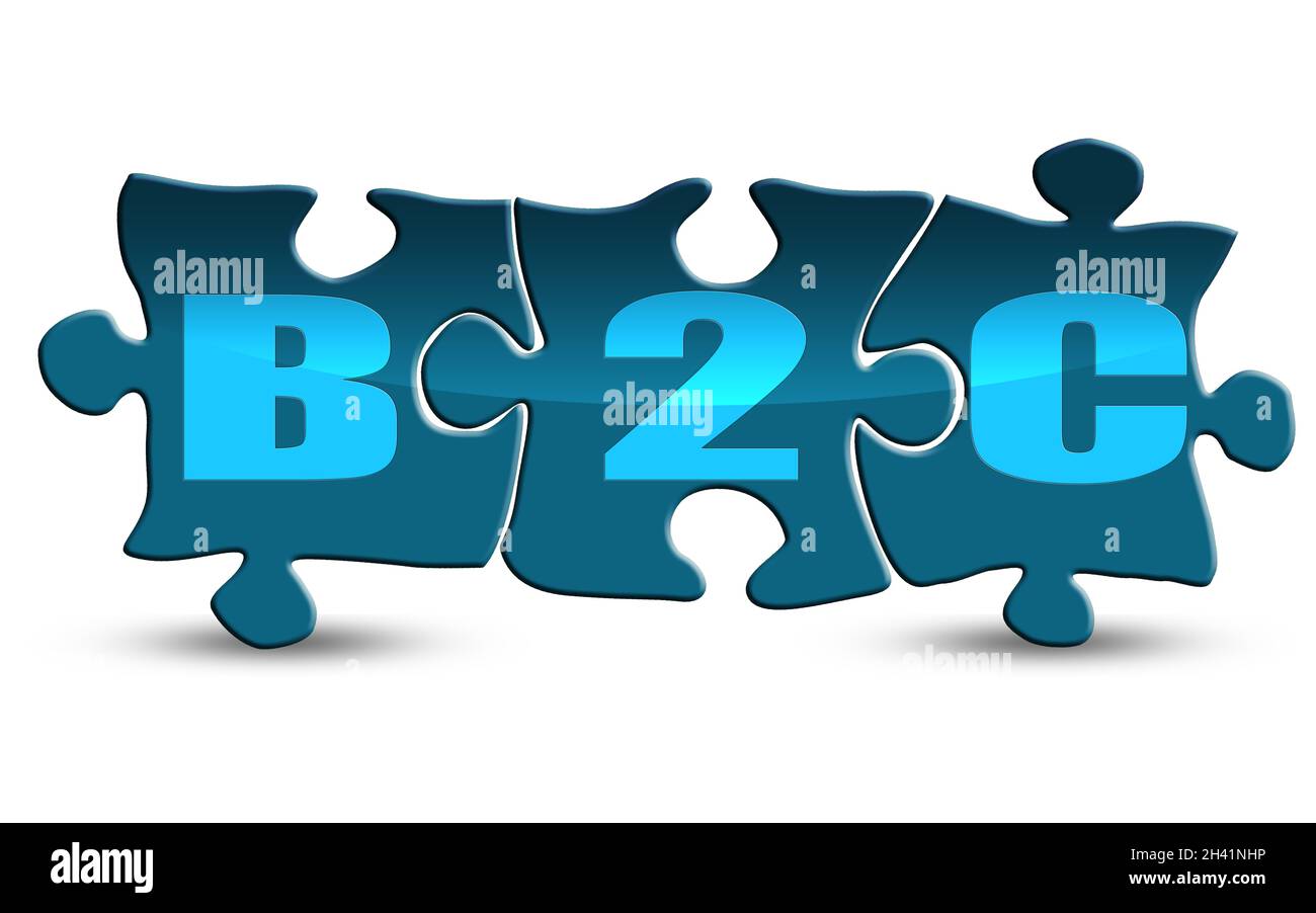 B2c text hi-res stock photography and images - Alamy