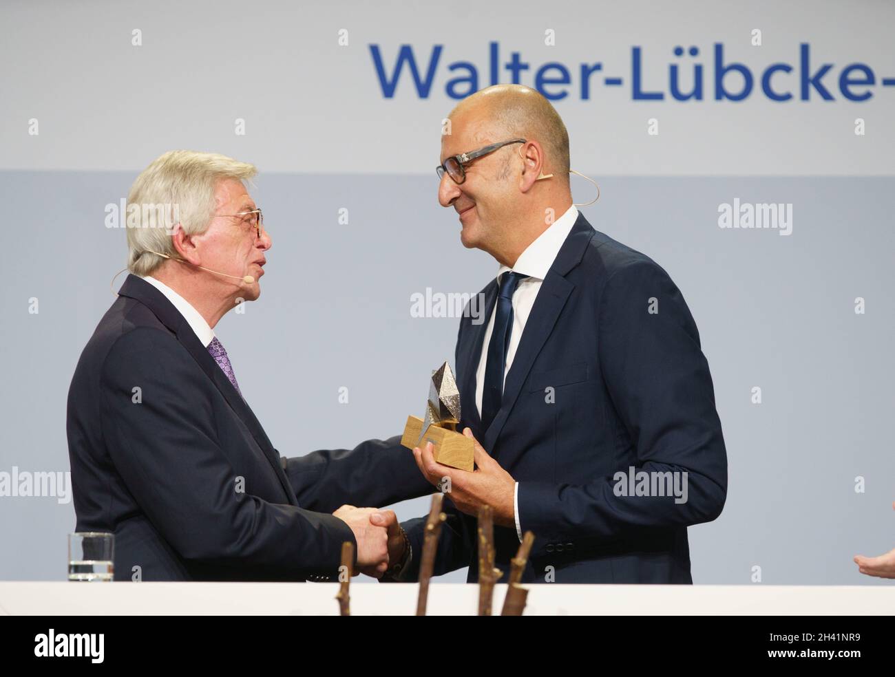 Wiesbaden, Germany. 31st Oct, 2021. Hesse's Prime Minister Volker ...