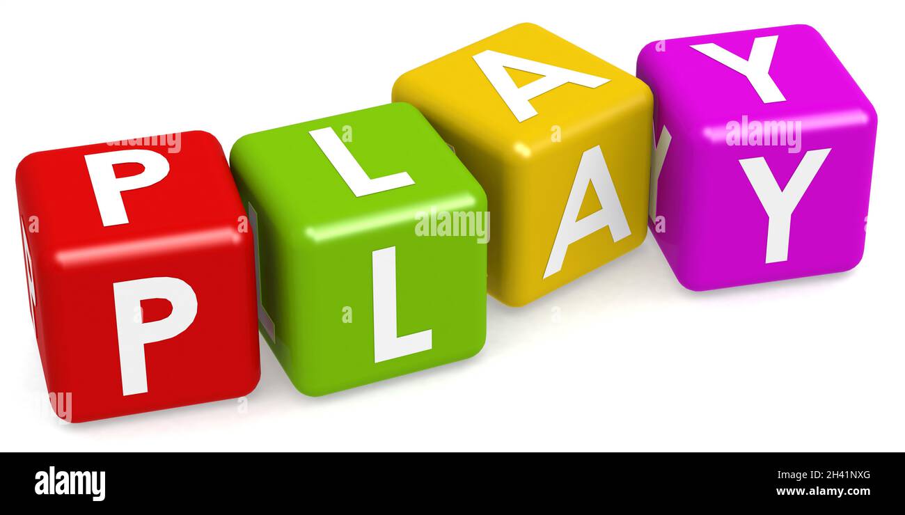 Cube play Cut Out Stock Images & Pictures - Alamy