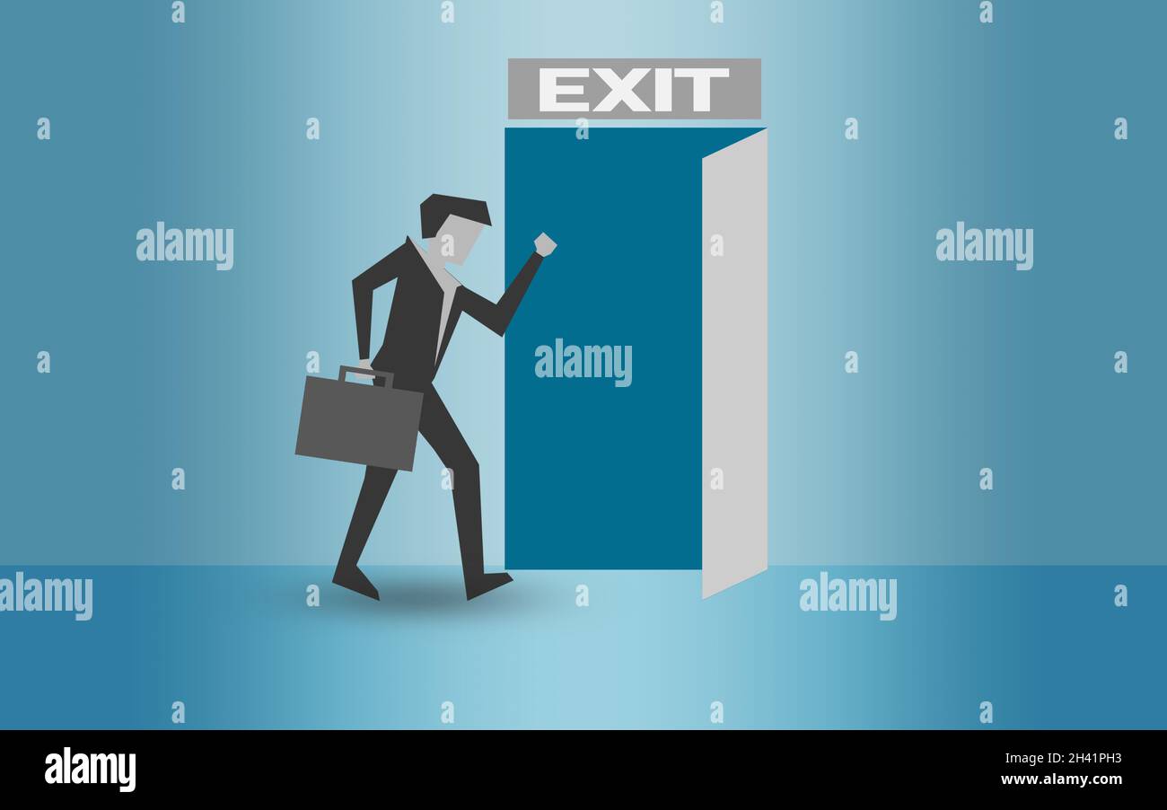 Running man emergency exit sign hi-res stock photography and images - Alamy