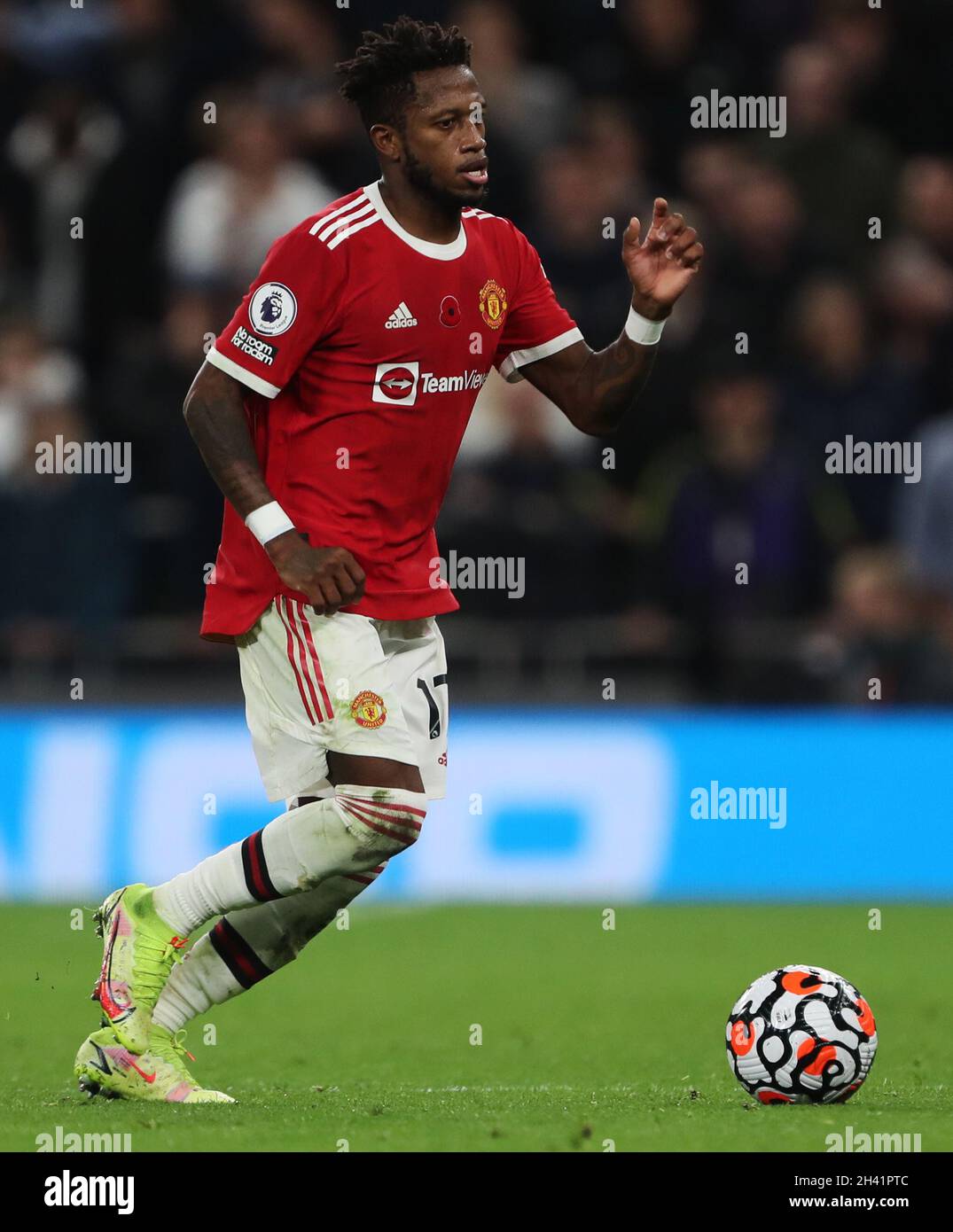LONDON, ENGLAND - OCTOBER 30: Fred of Manchester United during the ...