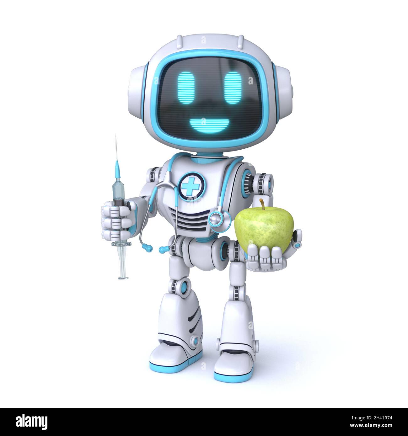 Robot assistant concept futuristic Cut Out Stock Images & Pictures - Alamy