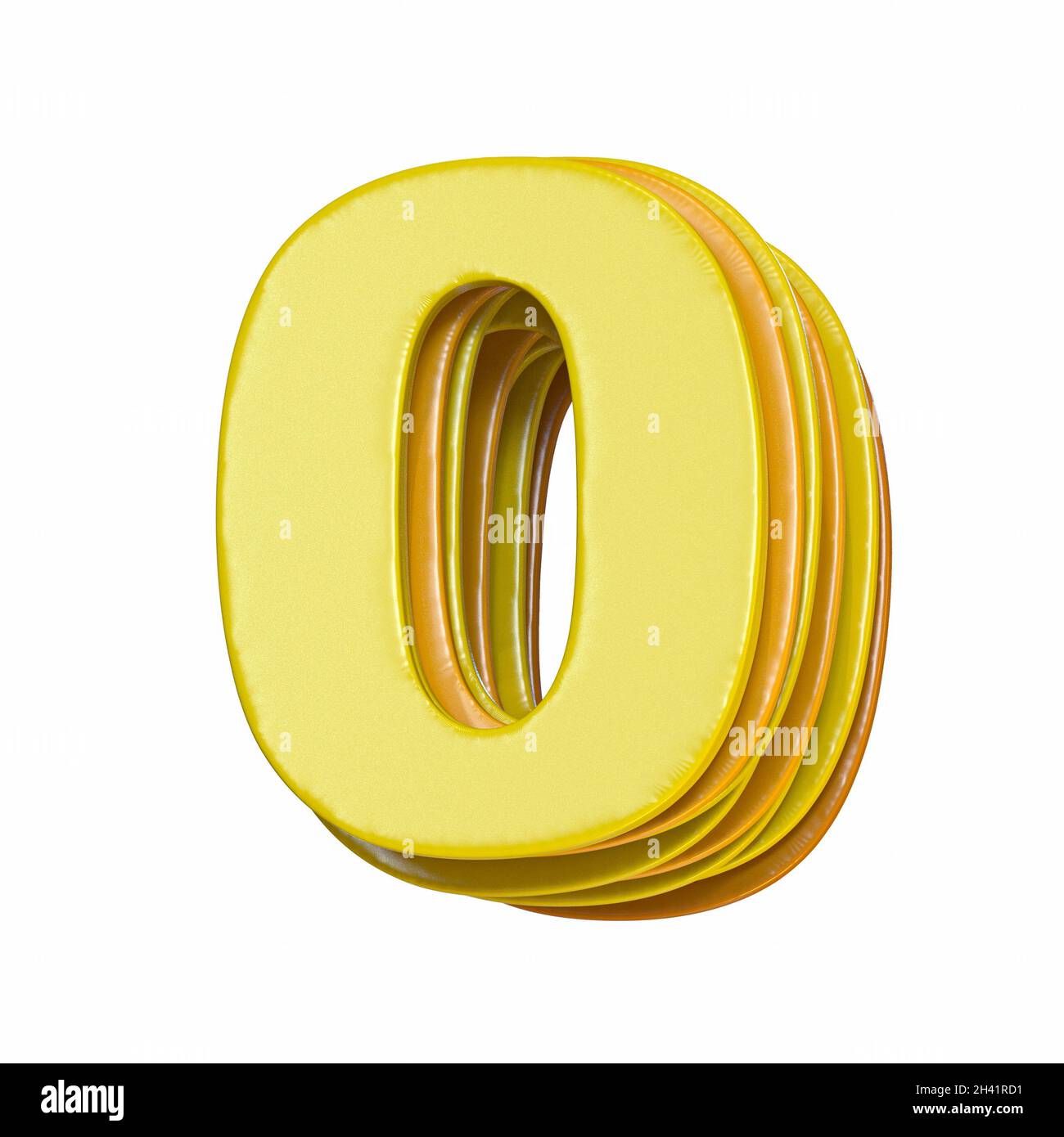 3d number 0 zero hi-res stock photography and images - Alamy