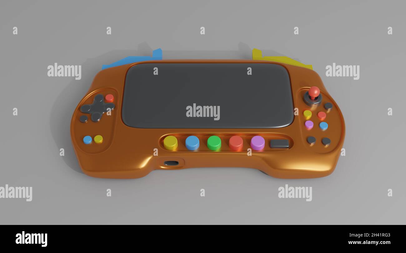 Handheld video game device Stock Photo - Alamy