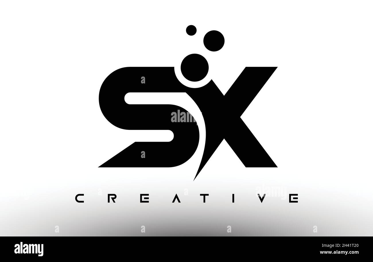 SX Elegant Letter Logo Design. SX Letter Icon with Creative Look Vector ...