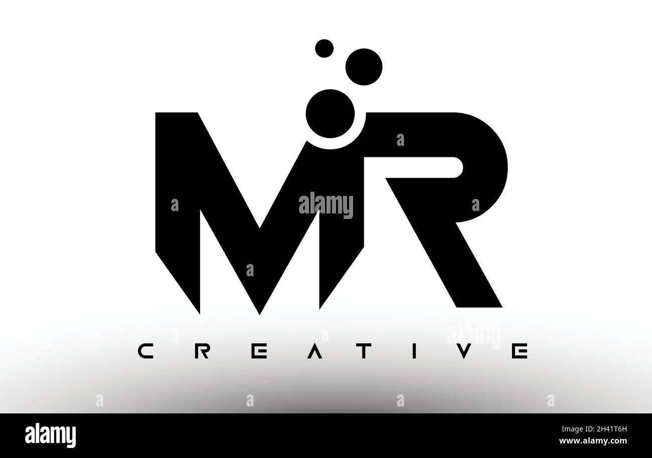 MR Elegant Letter Logo Design. MR Letter Icon with Creative Look Vector ...