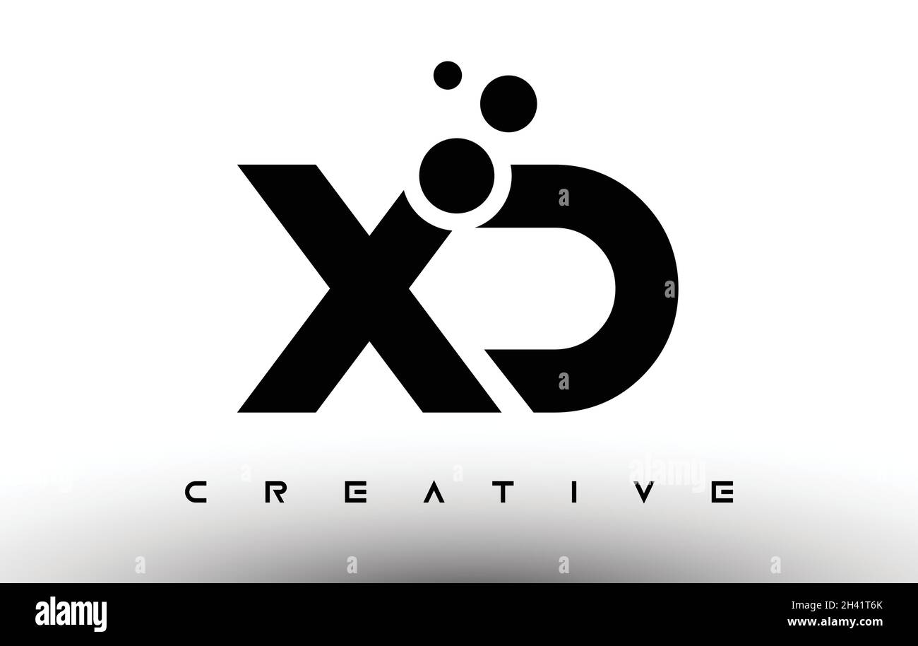 XD Elegant Letter Logo Design. XD Letter Icon with Creative Look Vector ...