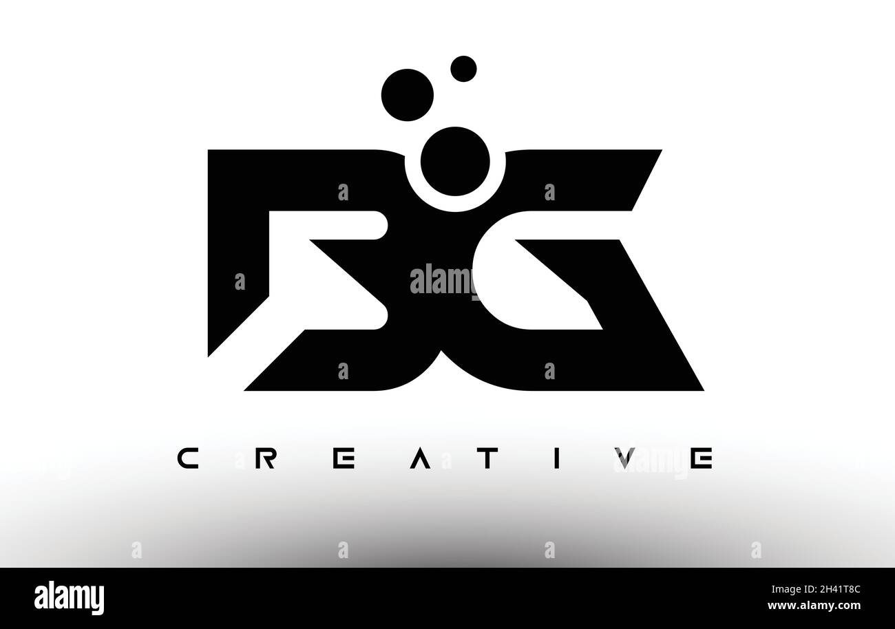 BG Elegant Letter Logo Design. BG Letter Icon with Creative Look Vector ...