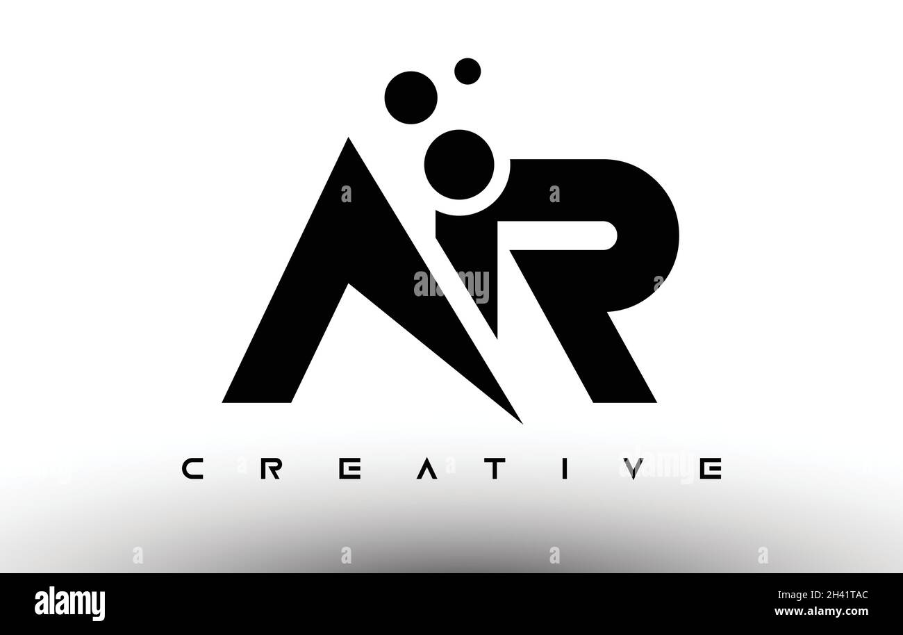 AR Elegant Letter Logo Design. AR Letter Icon with Creative Look Vector ...