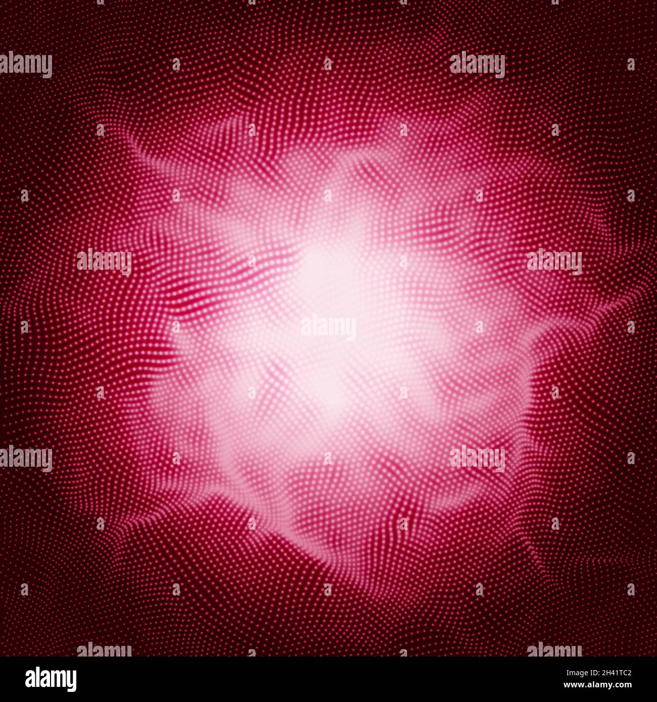 Abstract technology pattern with multiple dot particles. Colorful space ...