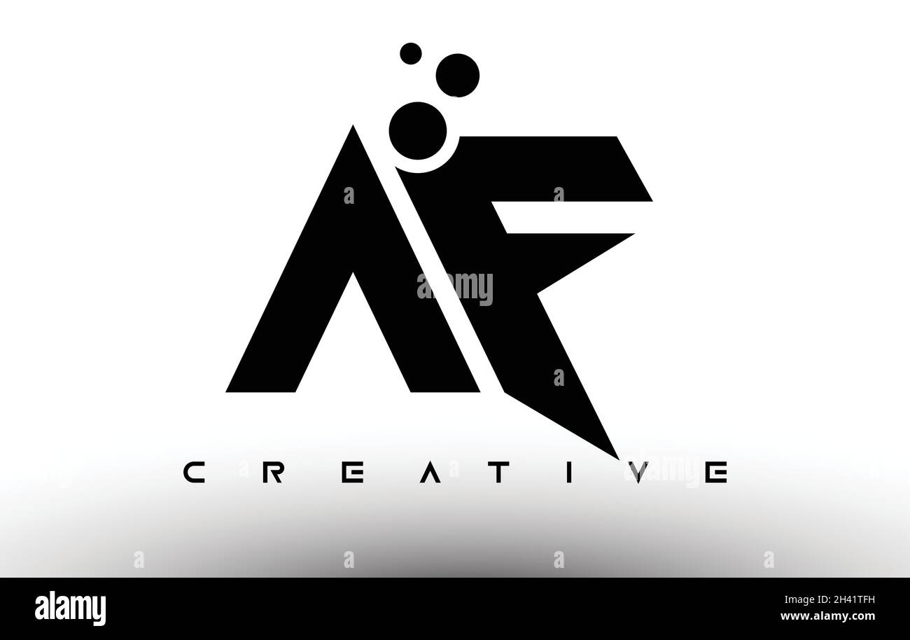 AF Elegant Letter Logo Design. AF Letter Icon with Creative Look Vector ...