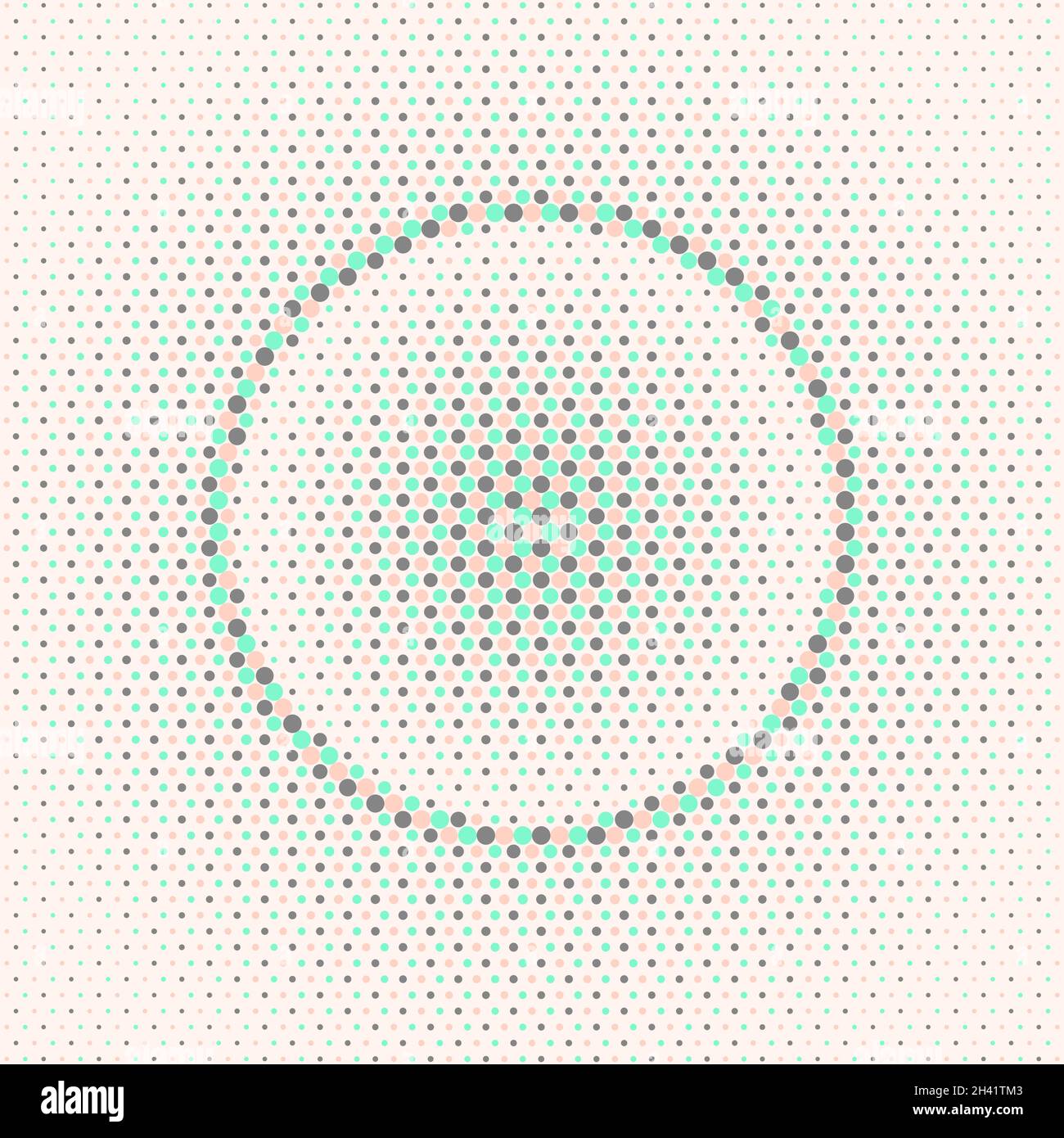 Abstract technology pattern with multiple dot particles. Colorful ...