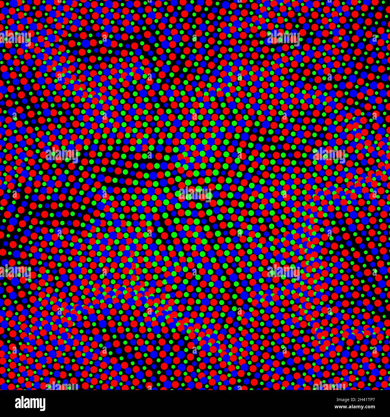 Abstract technology pattern with multiple dot particles. Colorful ...