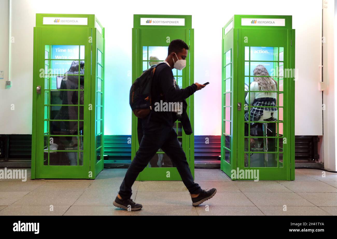 SCOTTISH POWER CONNECTION BOOTHS, 2021 Stock Photo - Alamy