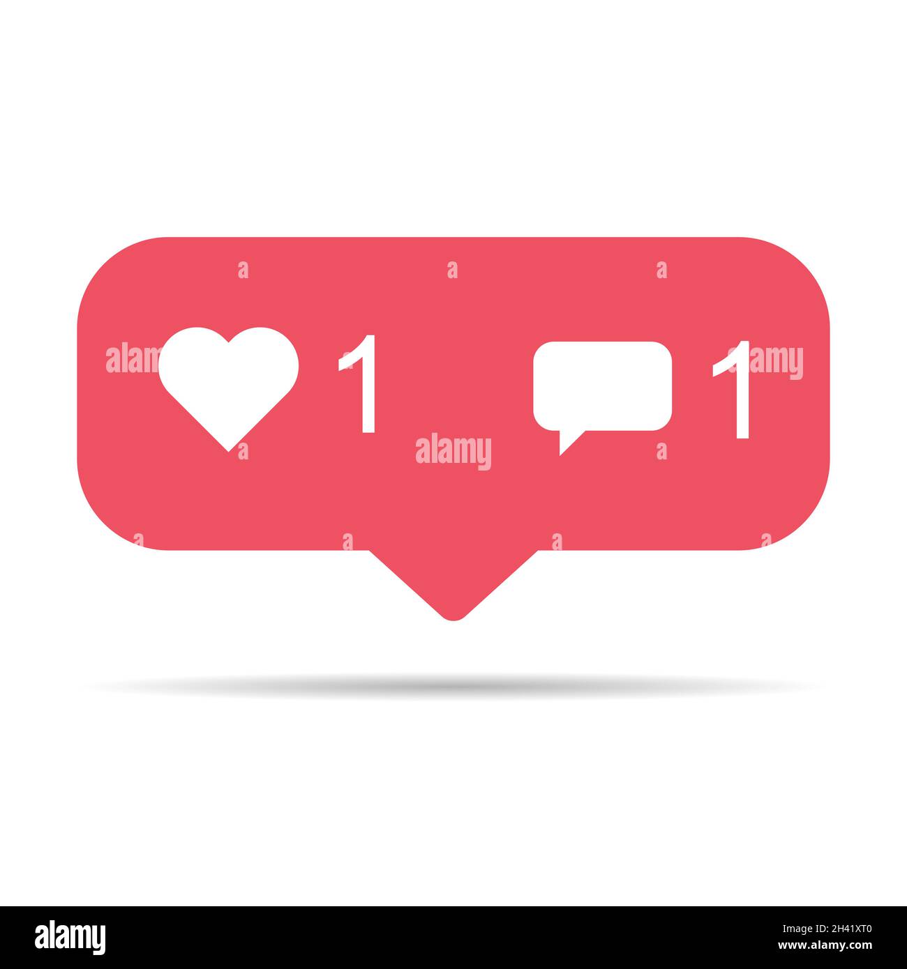 Follower notification symbol for application instagram. Web app button ...