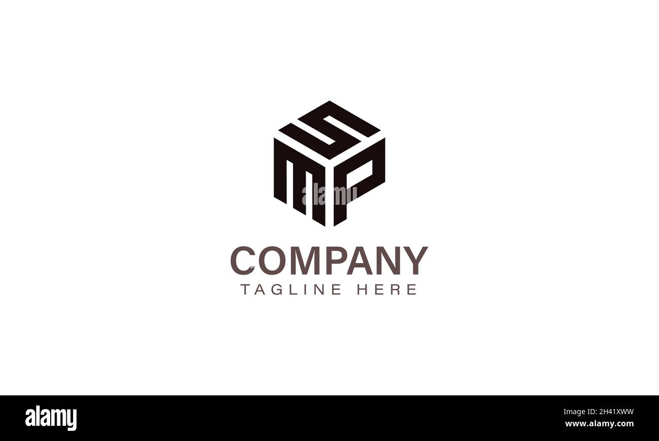 Letter SMP Logo, Three Letter Logo, Alphabet S M P Hexagon Shape Vector ...