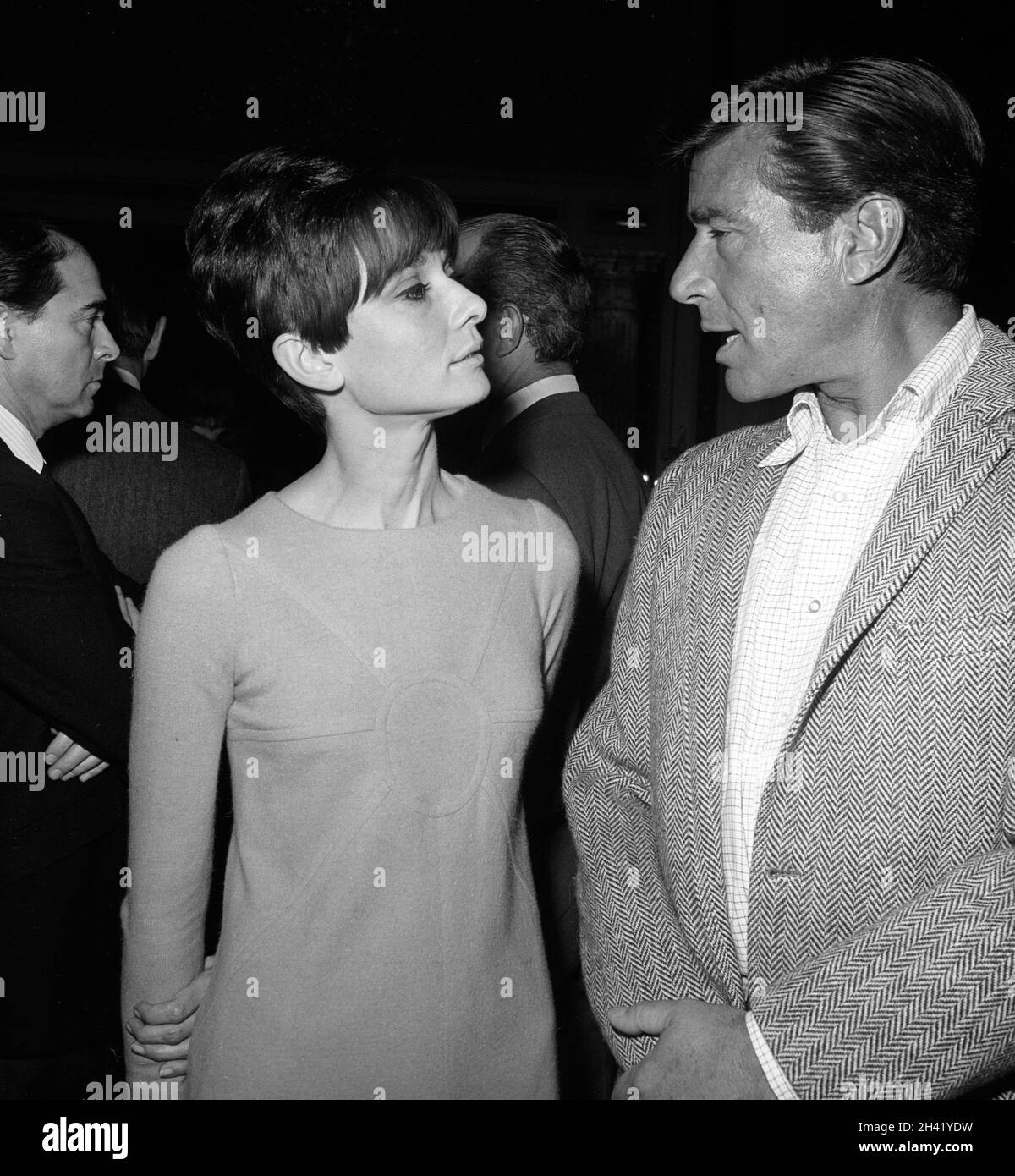 Audrey Heburn and Efrem Zimbalist Jr. Circa 1960's Credit: Ralph ...