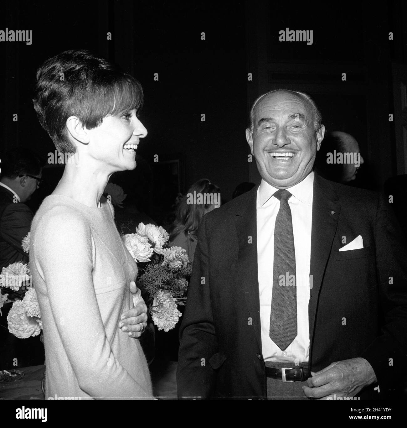 Audrey Heburn and Jack Warner Circa 1960's Credit: Ralph Dominguez ...