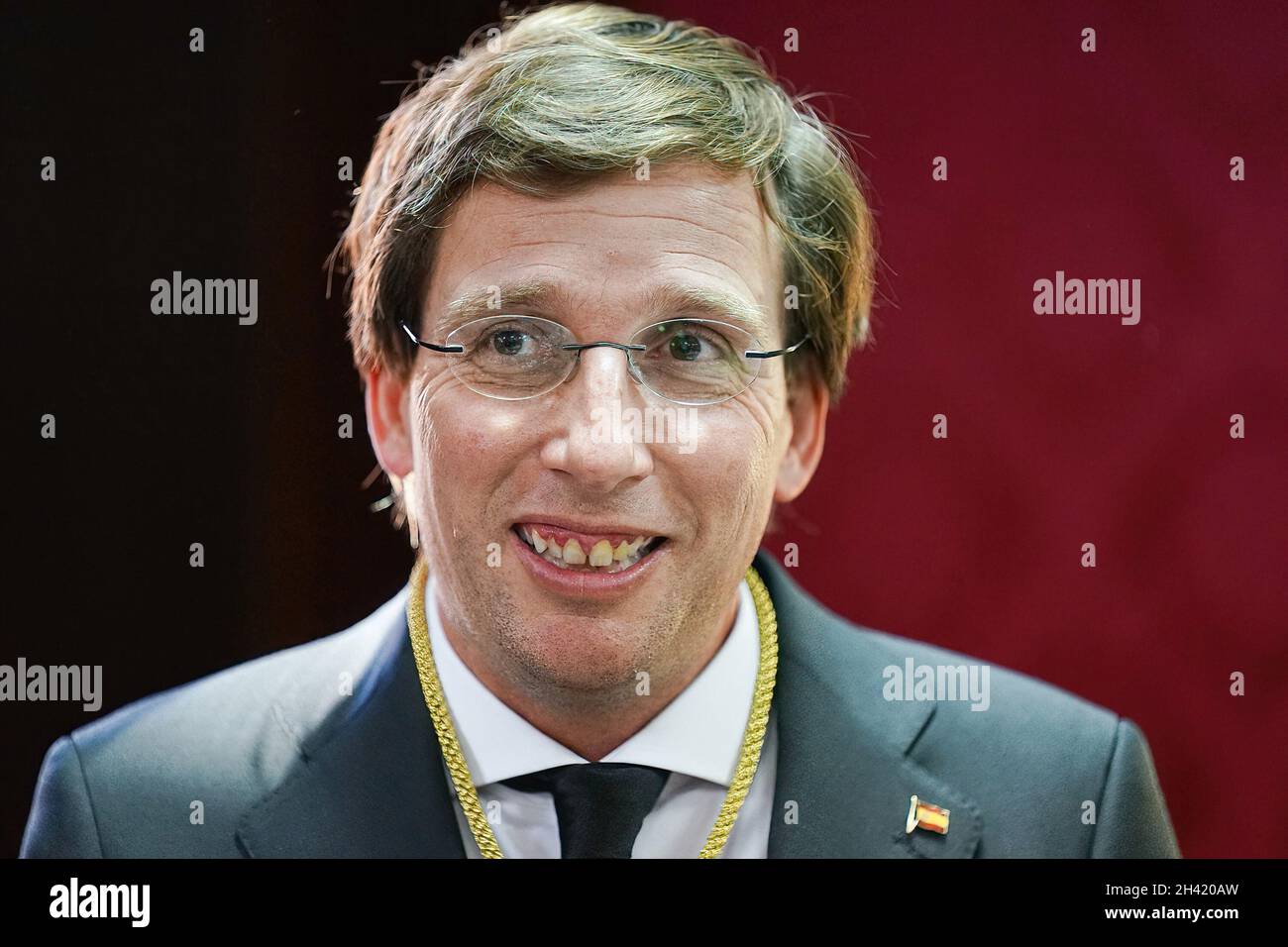 Malaga, Spain. 23rd Oct, 2021. Mayor of Madrid, Jose Luis Martinez ...