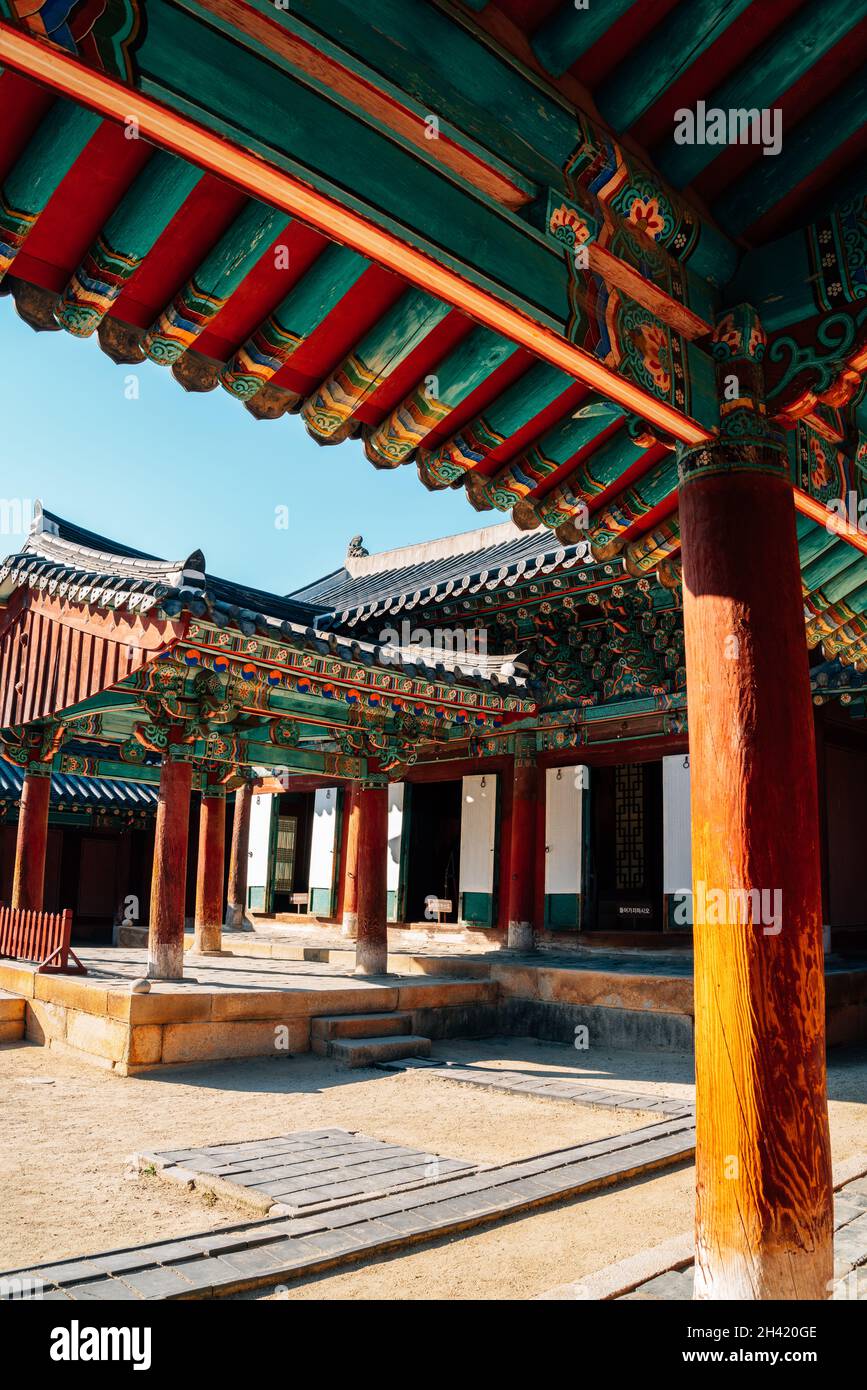 Jeonju Hanok Village Gyeonggijeon Hall in Jeonju, Korea Stock Photo - Alamy