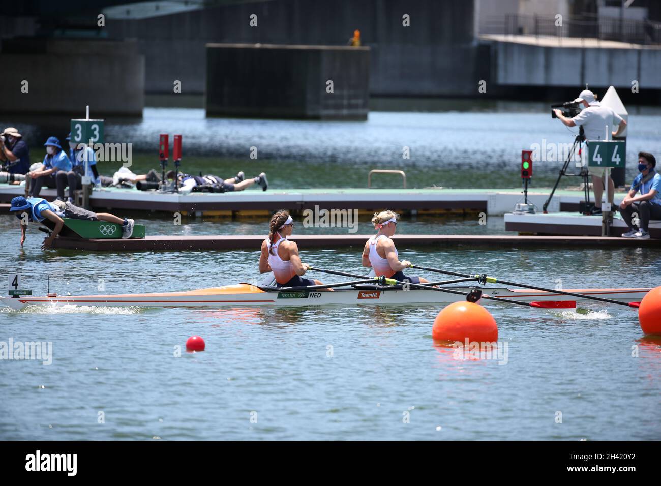 JULY 23rd, 2021 - TOKYO, JAPAN: Roos DE JONG and Lisa SCHEENAARD of ...