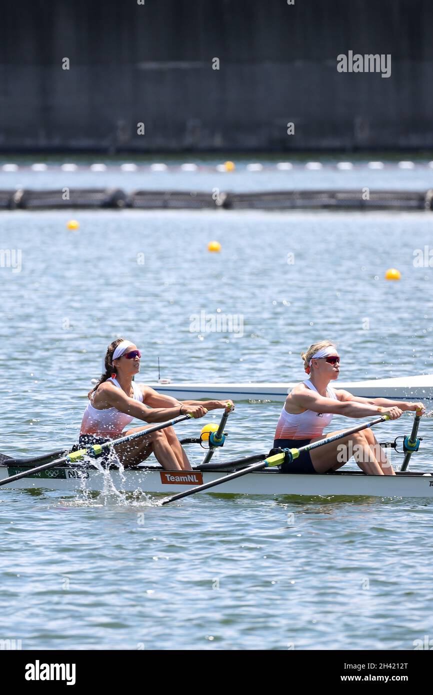 JULY 23rd, 2021 - TOKYO, JAPAN: Roos DE JONG and Lisa SCHEENAARD of ...