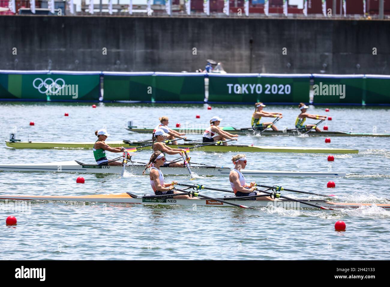 JULY 23rd, 2021 - TOKYO, JAPAN: Roos DE JONG and Lisa SCHEENAARD of ...
