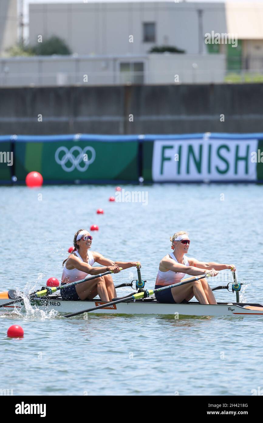 JULY 23rd, 2021 - TOKYO, JAPAN: Roos DE JONG and Lisa SCHEENAARD of ...