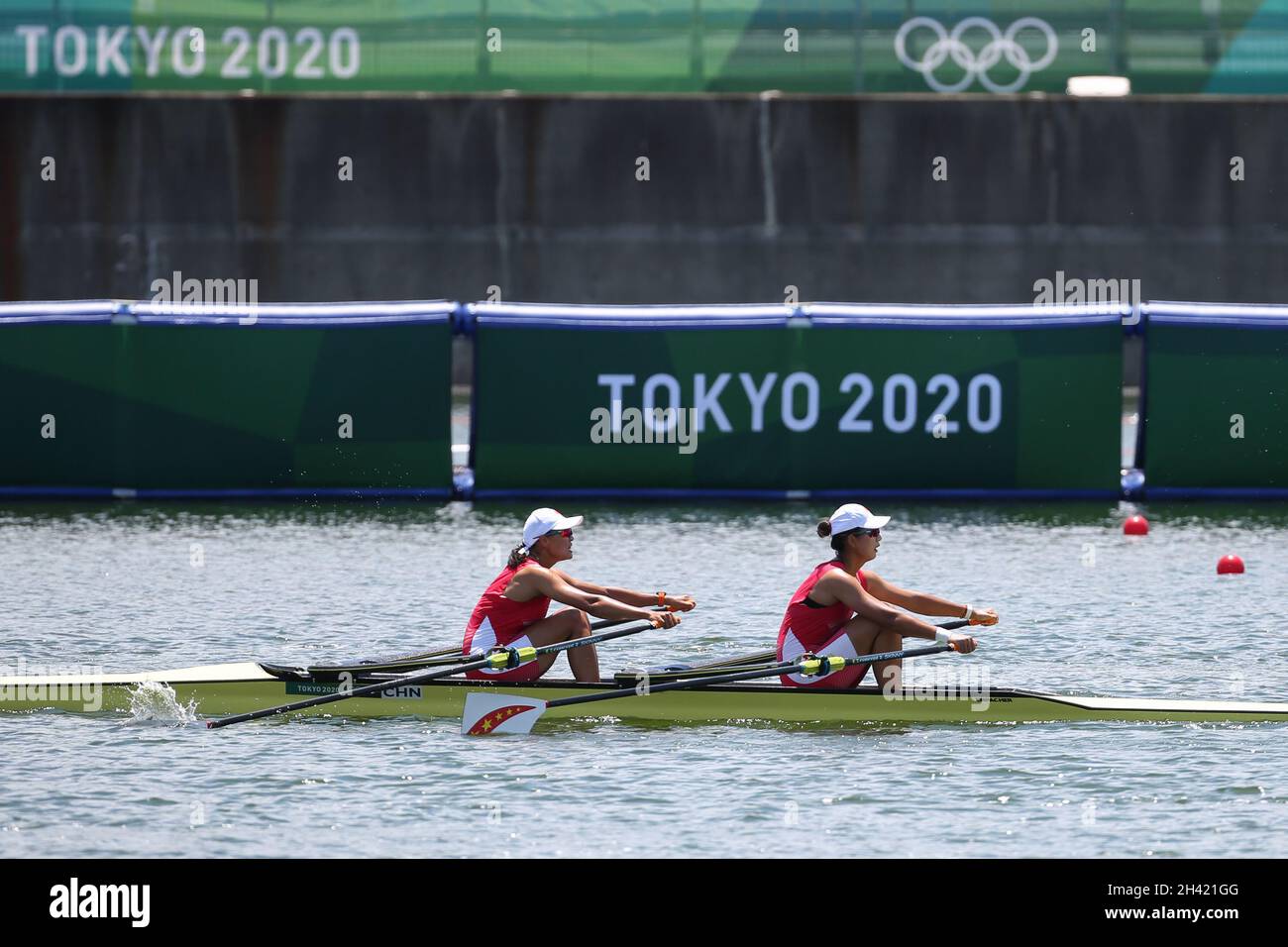 JULY 23rd, 2021 - TOKYO, JAPAN: SHEN Shuangmei and LIU Xiaoxin of China ...
