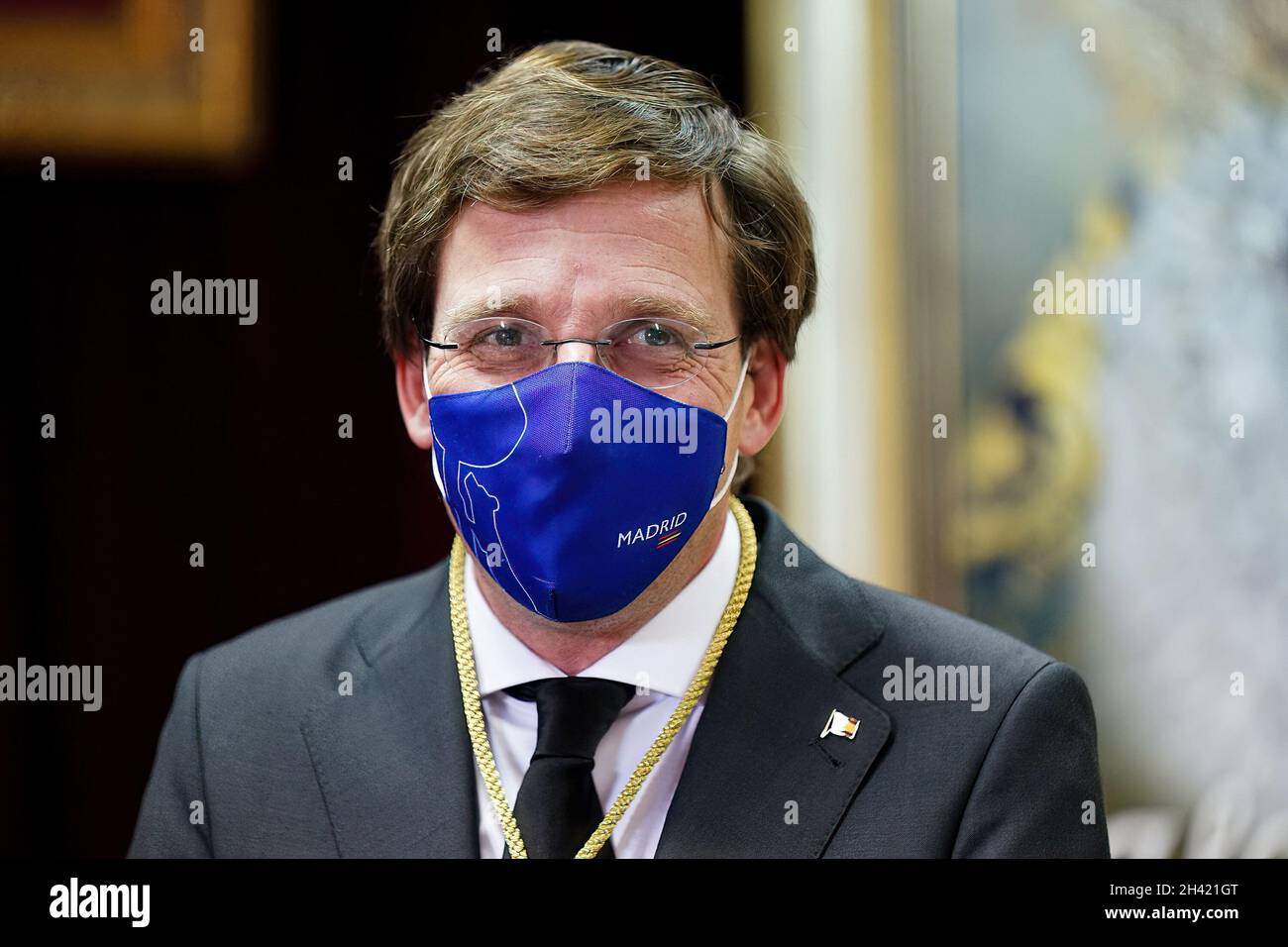 Malaga, Spain. 23rd Oct, 2021. Mayor of Madrid, Jose Luis Martinez ...