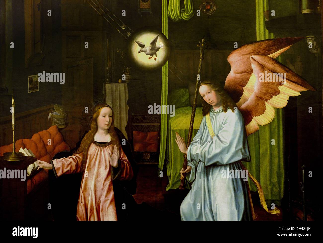 Annunciation First decade of the 16th century by Jan Provoost 1465-1529 ...