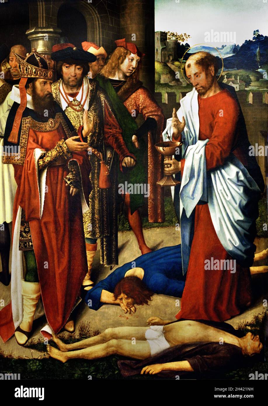 The miracle of the poisoned cup hi-res stock photography and images - Alamy