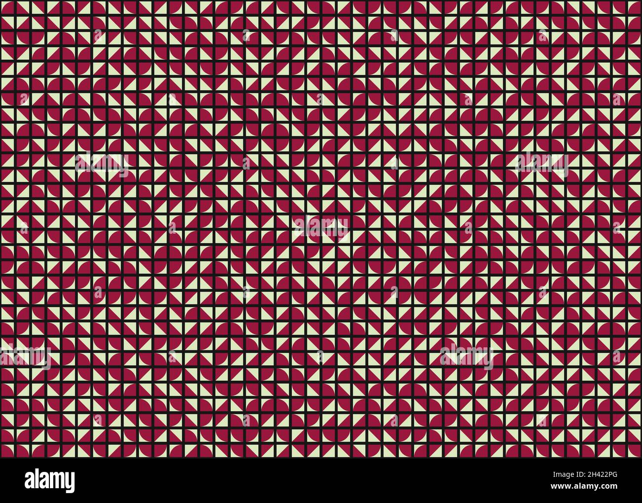 Abstract Geometrical generative computational art illustration Stock ...