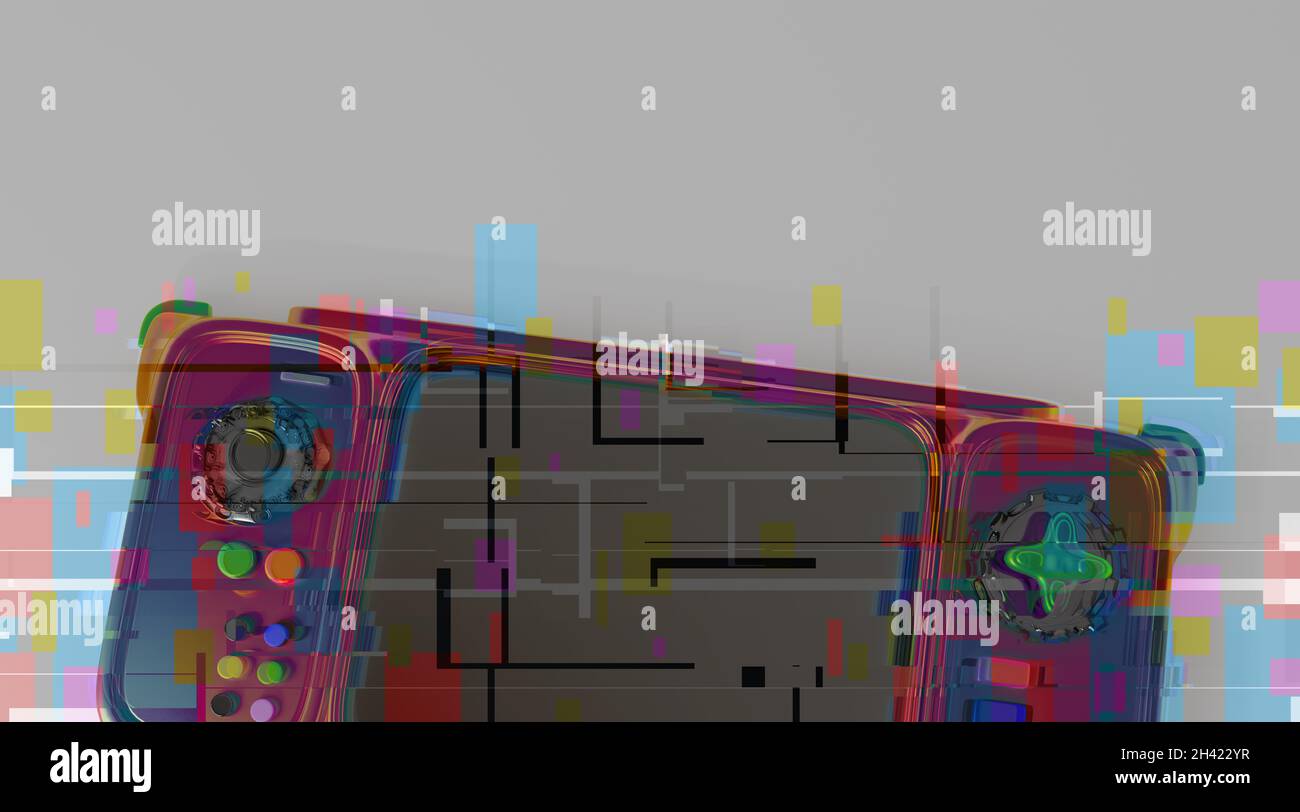 Handheld video game device Stock Photo - Alamy