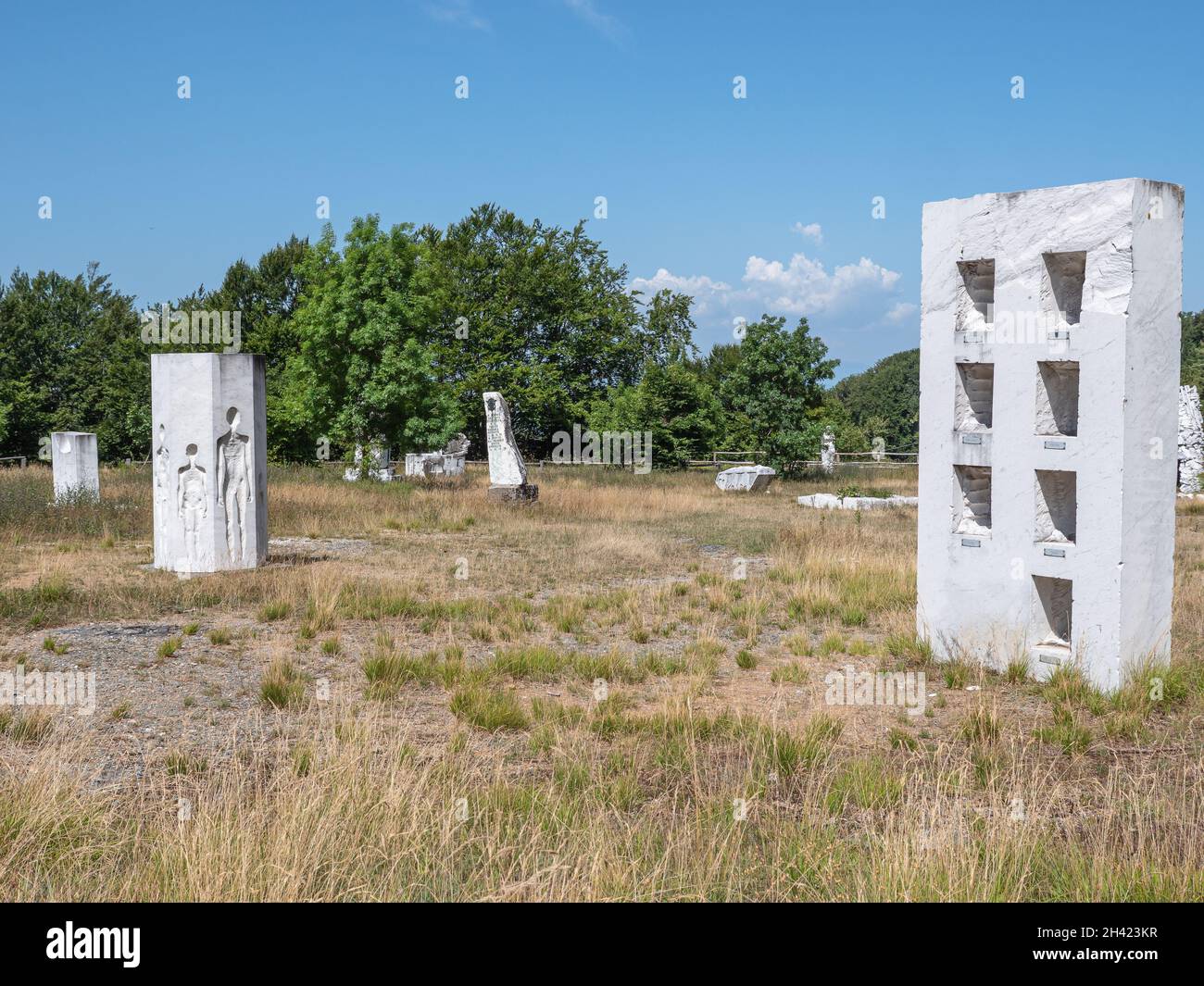 Settimia Spizzichino Memorial Park: Marble Statues Dedicated to the ...