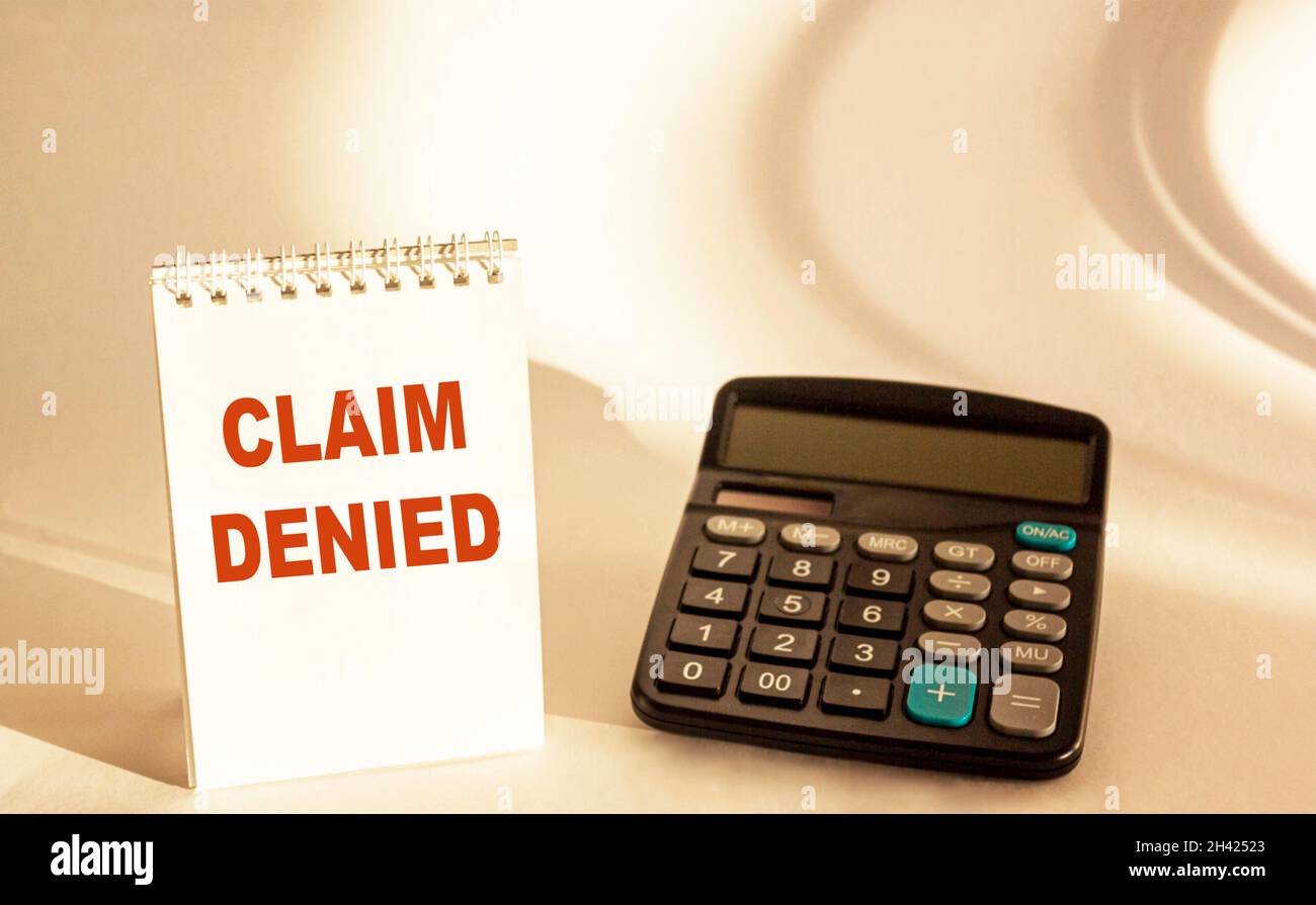 Medical claim denied hi-res stock photography and images - Alamy