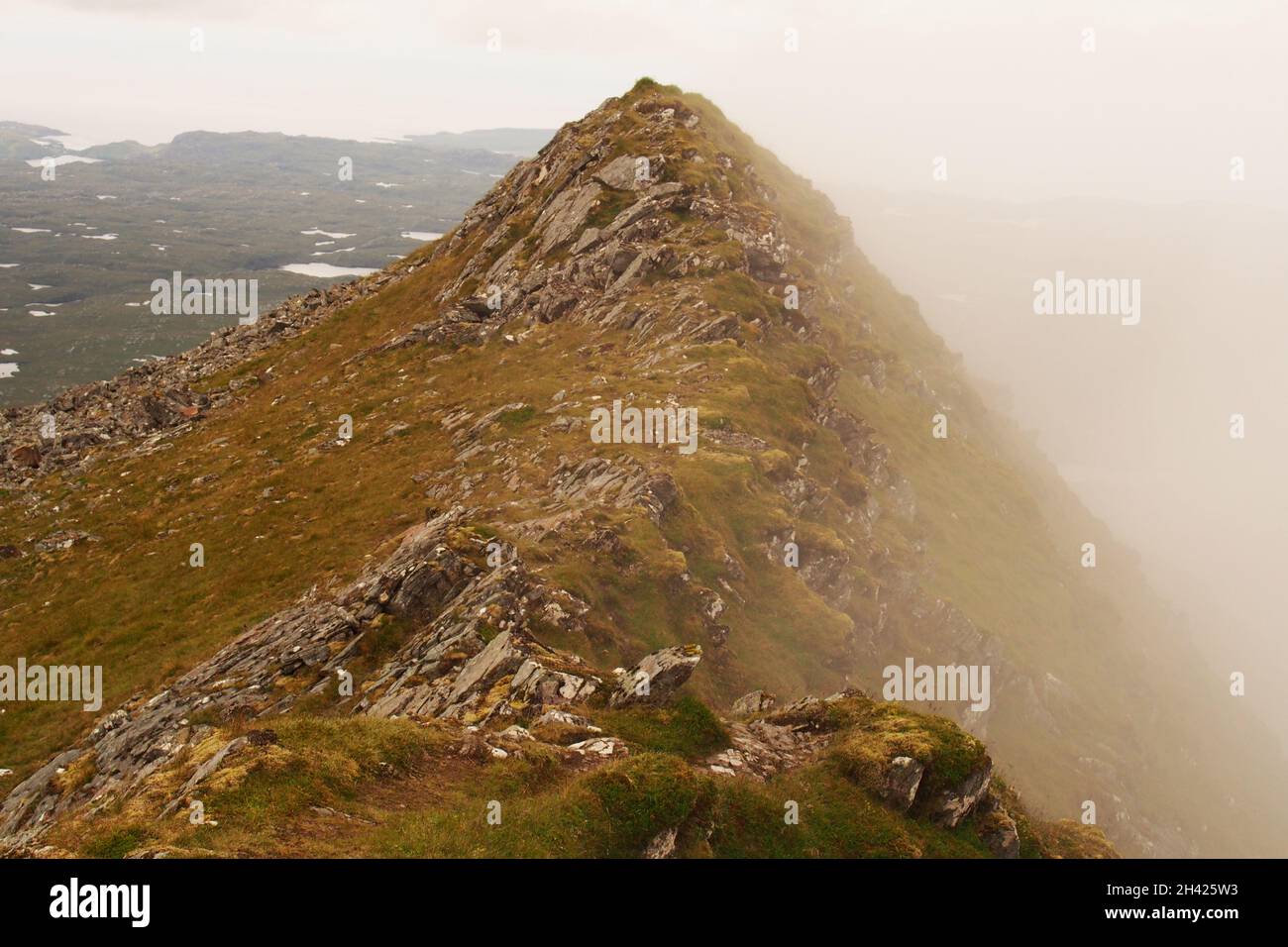 The most north westerly ridge and peak of Ben Stack, Sutherland ...