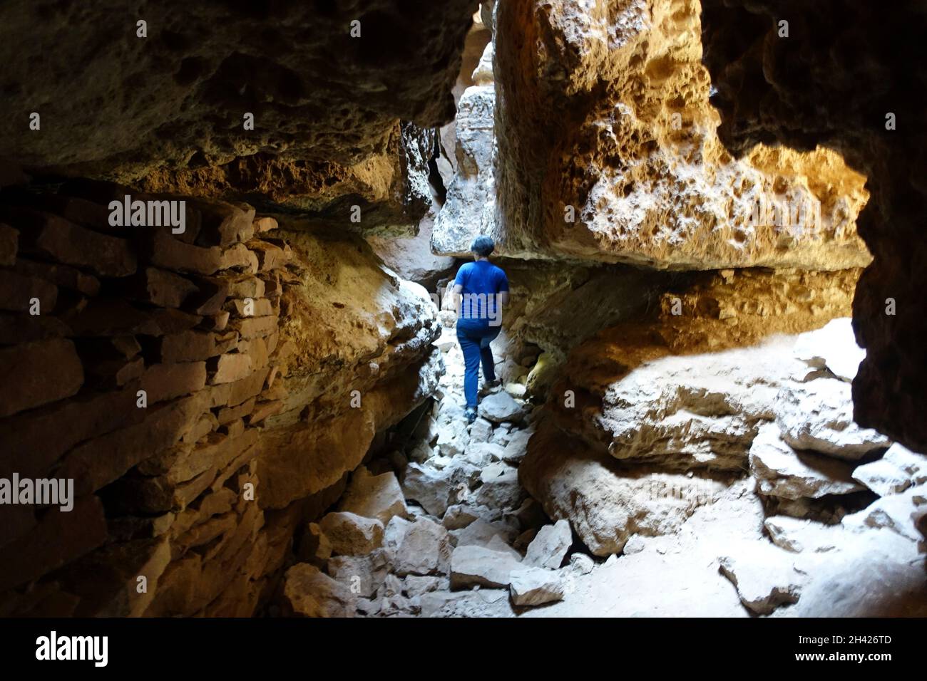 Apache Death Cave area at Two Guns Arizona Stock Photo - Alamy