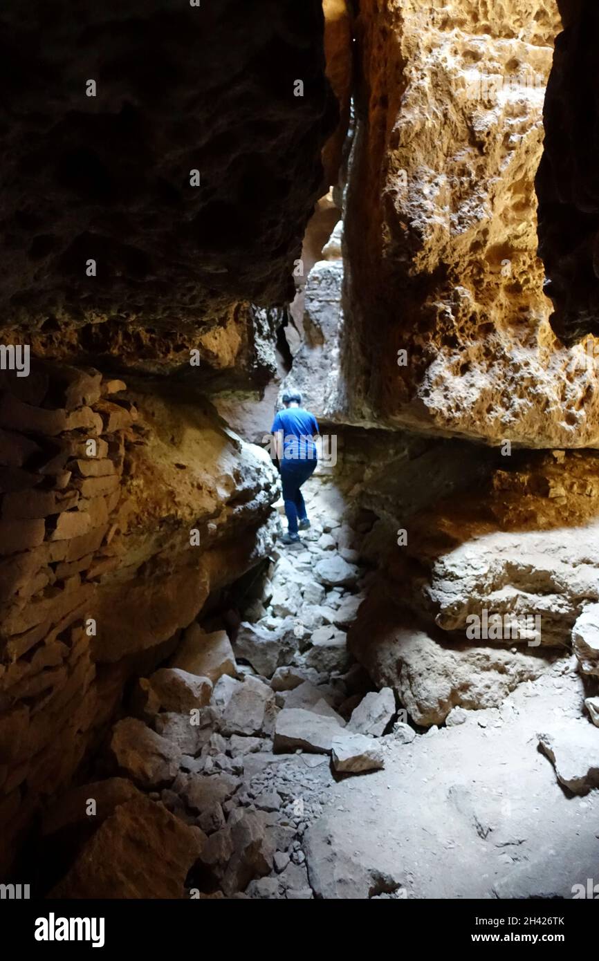Apache Death Cave area at Two Guns Arizona Stock Photo - Alamy
