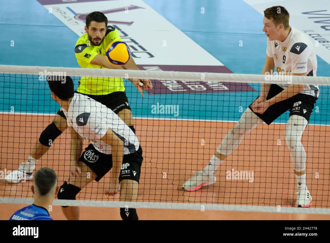 Volleyball italian serie a men superleague championship top volley cisterna hi-res stock ...