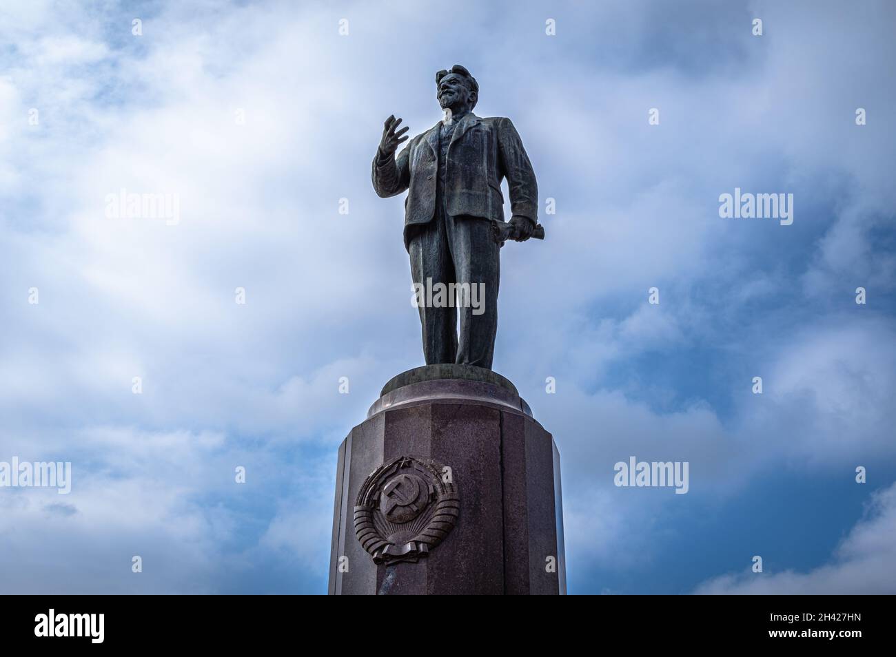 Monument to revolutionary leader Mikhail Kalinin in the city of ...