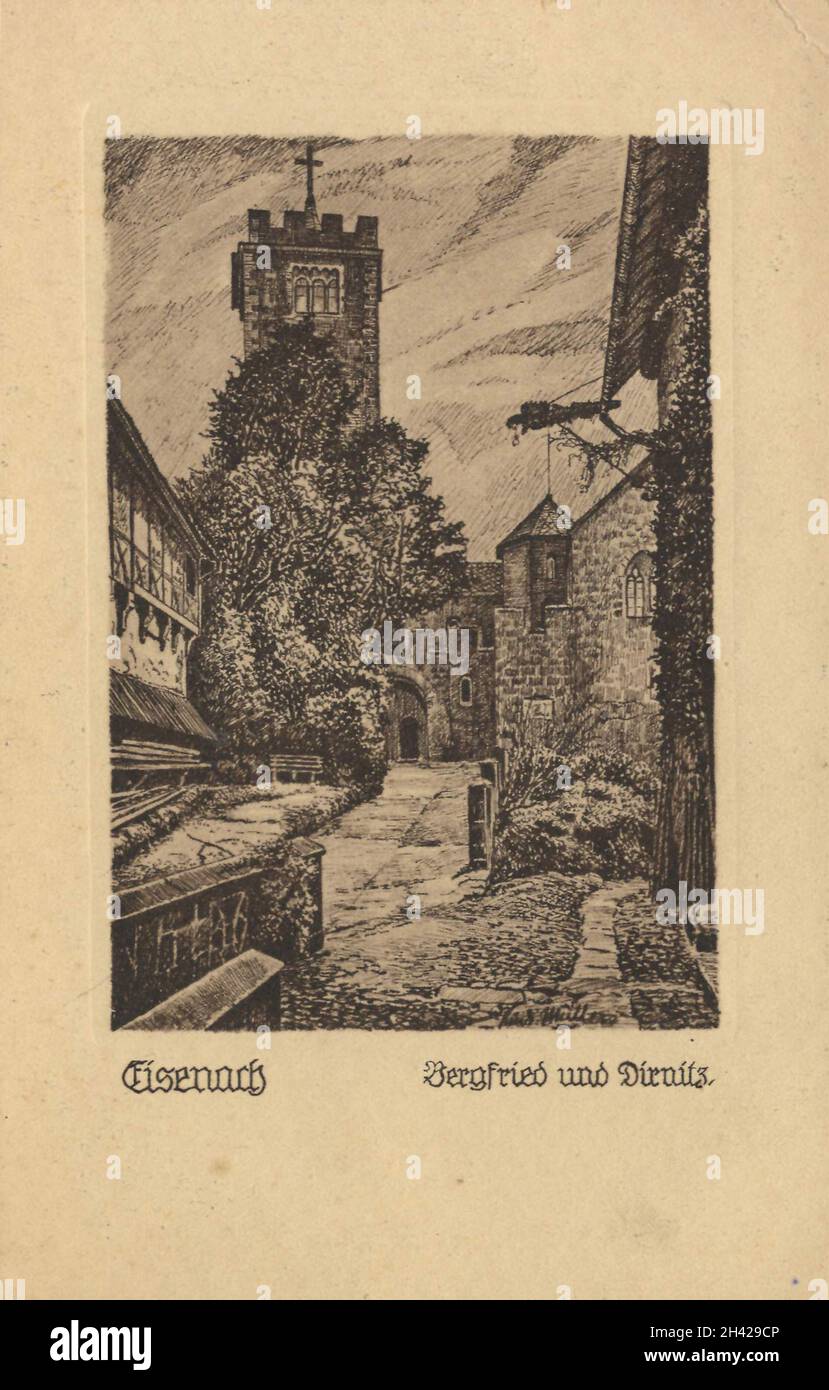 Postkarte historische geschichte hi-res stock photography and images ...