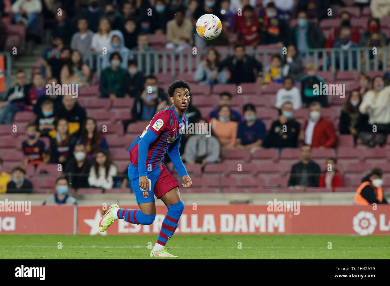 Alejandro Balde of FC Barcelona during the Liga match between FC ...